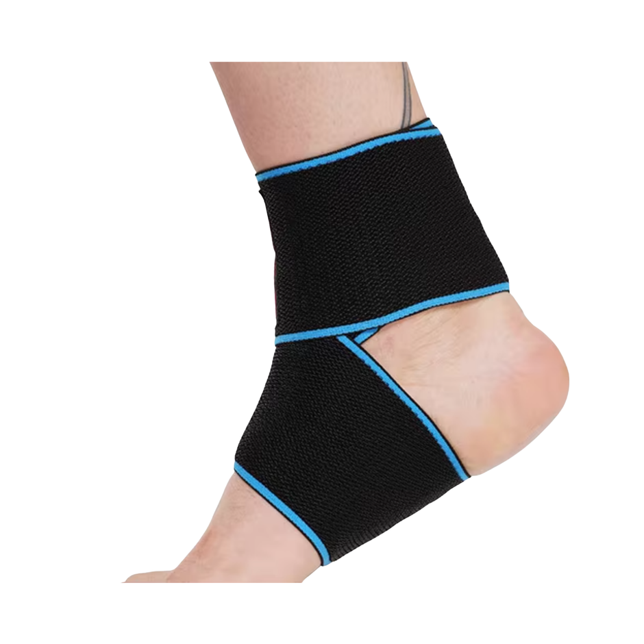 Adjustable Ankle Support Brace – Elastic Wrap, Open Heel Design – Piso ...